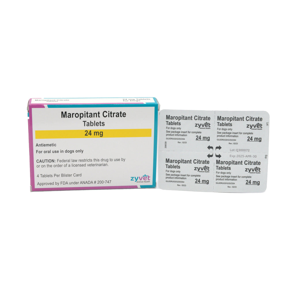 Maropitant 24 MG 4 CT Blister (ZyVet) – PromoVet